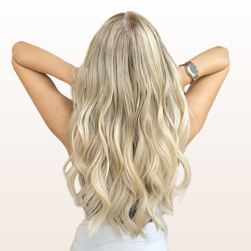 ombre blonde extensions